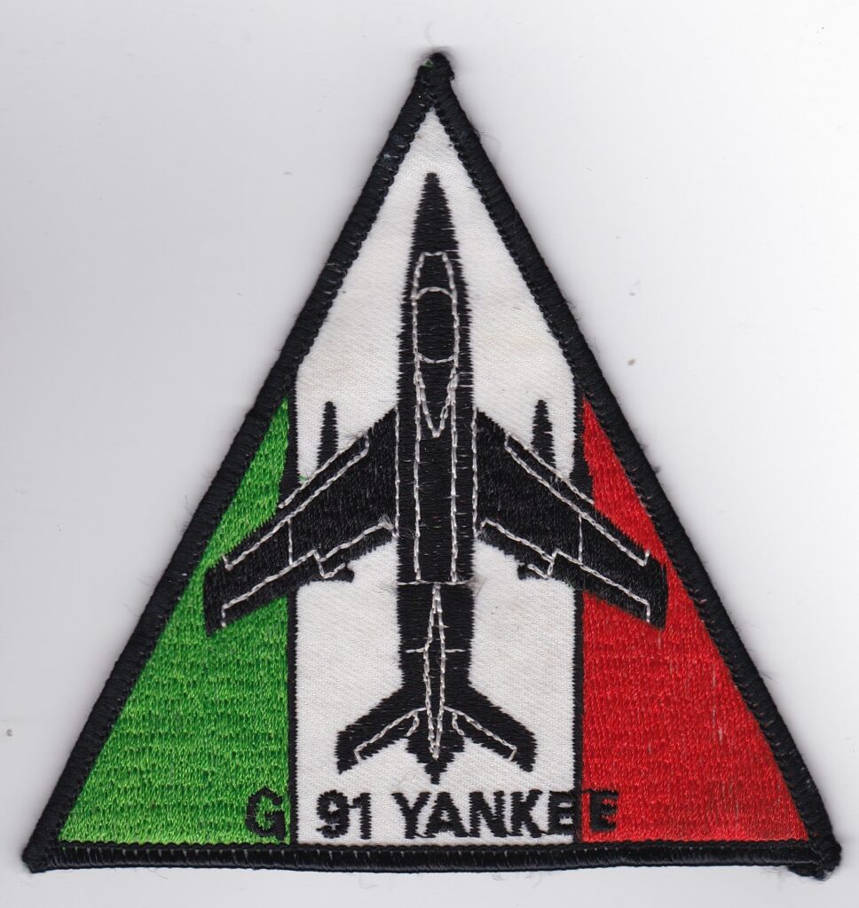 Italian Patch Air Force Aeronautica Militare AM 101 Gruppo G 91Y Yankee