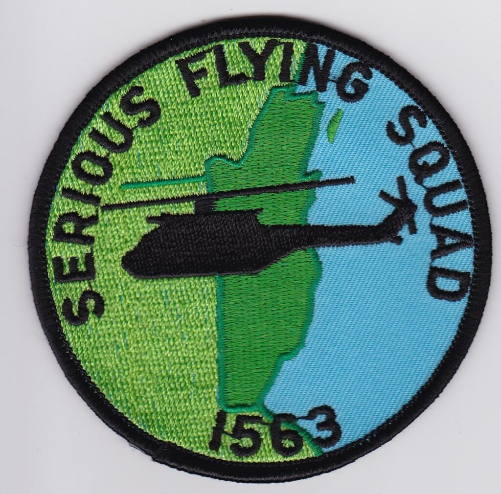 RAF Patch 1563 Flight RAF Puma Flying Suit Patch Belize Tactical Support